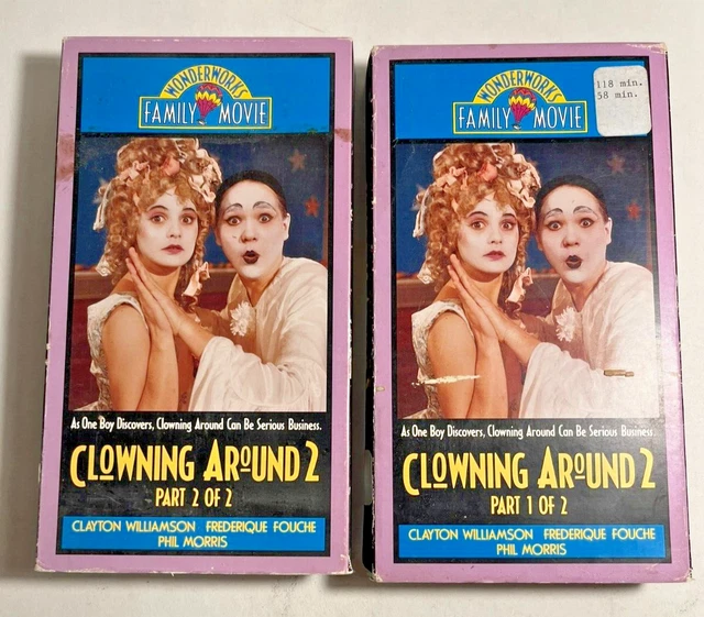CLOWNING AROUND 2 a 2 part VHS Wonder Works Family Movie 037429071830 ...