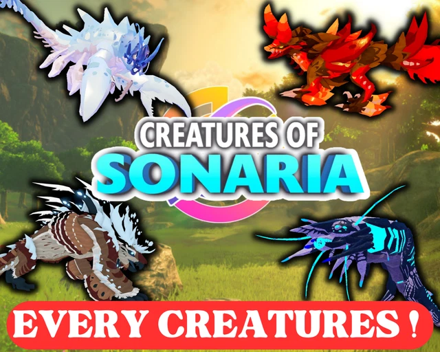 ROBLOX CREATURES OF Sonaria : Every Species (Tier 1-5) Cheapest Price ...