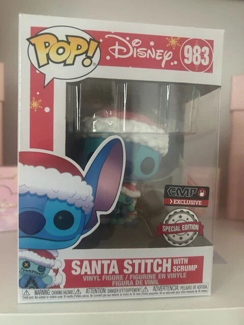 FUNKO DISNEY LILO & Stitch - Santa Stich with Scrump Figurine en Vinyle ...