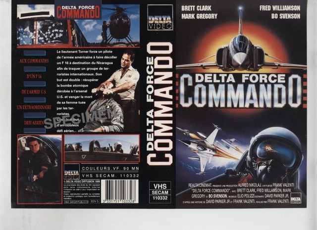 JAQUETTE VIDEO(SEUL SANS vhs)-DELTA FORCE COMMANDO-DELTA VIDEO- EUR 3,50 - PicClick FR