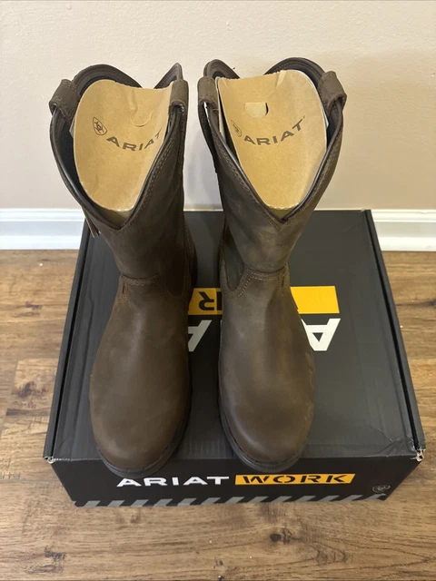 ARIAT TURBO DURATREAD Pull On Waterproof Carbon Toe Work Boot 10.5 EE ...