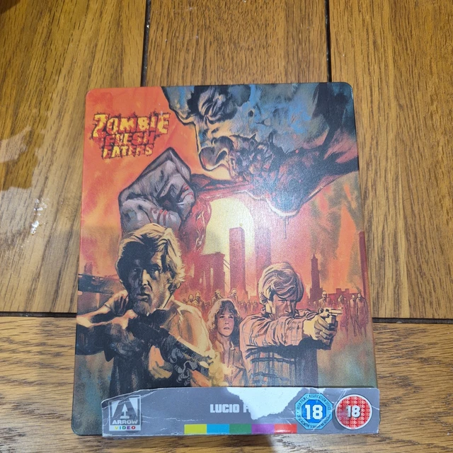 ZOMBIE FLESH EATERS 2 disc steel book Blu-ray, 2012 Limited ed w poster ...