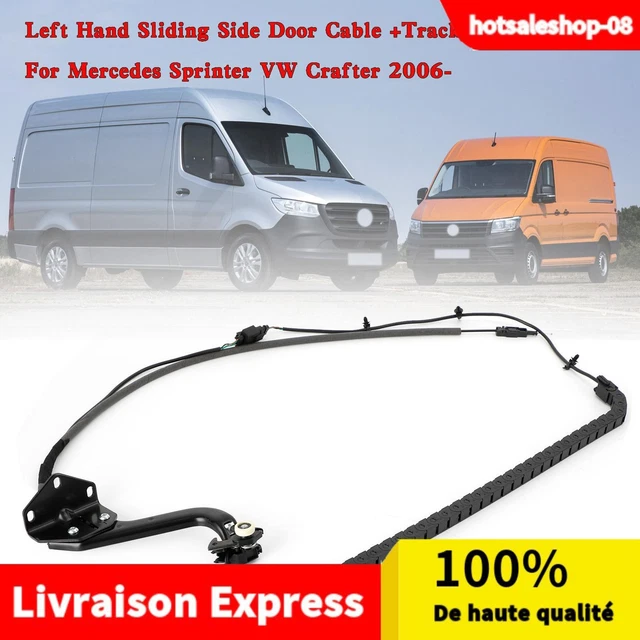 GAUCHE HAND SLIDING Door Câble+Track Pour Mercedes Sprinter VW Crafter ...