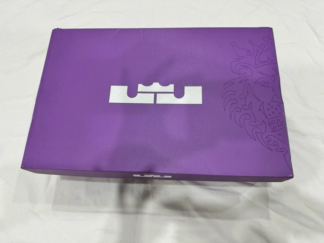 NIKE LEBRON WITNESS 7 Lakers Shoe Box Empty Storage Gift Box Organizer ...