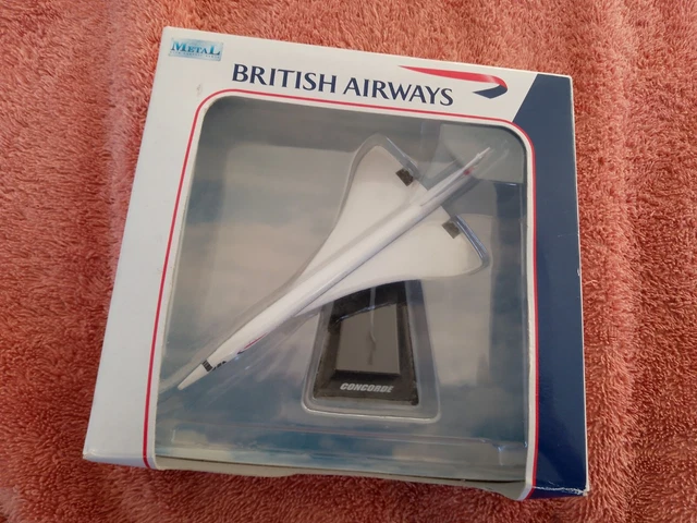 MODEL OF BRITISH Airways Concorde By Welly £6.50 - PicClick UK