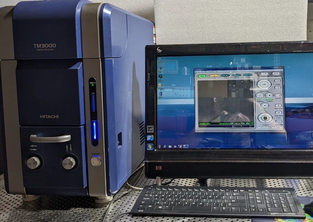HITACHI TM-3000 TABLETOP SEM scanning electron microscope Save $50k ...