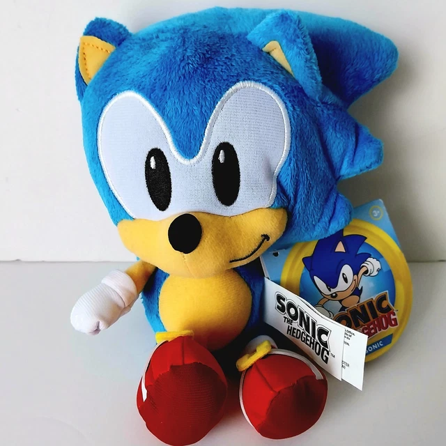 JAKKS PACIFIC SONIC The Hedgehog Official Plush 23 Cm Sonic Classic ...