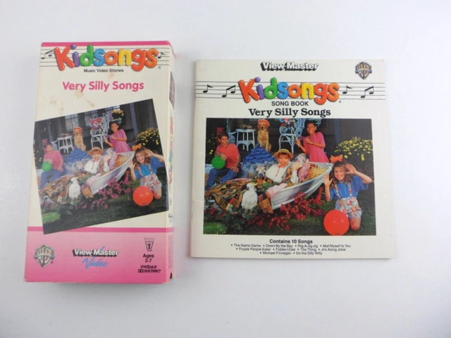 KIDSONGS - VERY Silly Songs View-Master Video VHS AND Song Book 1991 ...