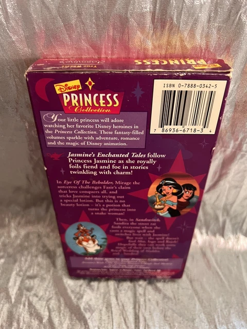 DISNEY PRINCESS COLLECTION Jasmines Enchanted Tales True Hearts VHS EUR ...