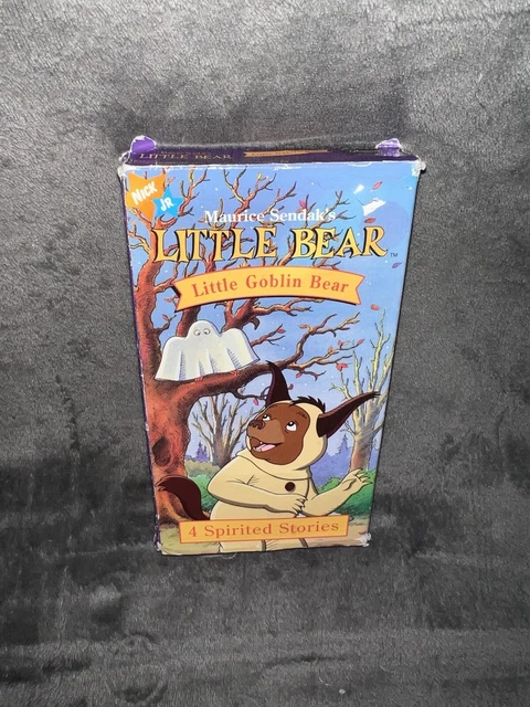 NICK JR LITTLE Bear Goblin Bear VHS 1999 Video Tape Halloween ...
