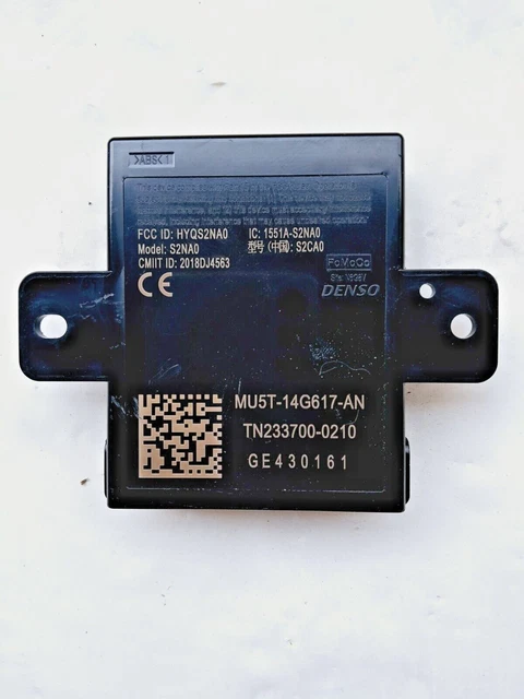 FORD MUSTANG MACH E 2023 Control Module Unit Denso (OEM) MU5T-14G617-AN ...