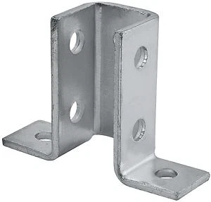 5X UNISTRUT 90 Degree Angle Bracket 4 Hole 2x2 Hot Dip Galvanised P1325 ...