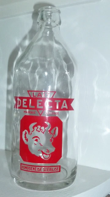!! ANCIENNE jolie petite bouteille de lait Delecta vintage EUR 20,00 ...