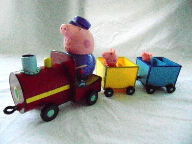 PEPPA PIG AND George With Grandpa Pig's Gertrude Train £3.99 - PicClick UK