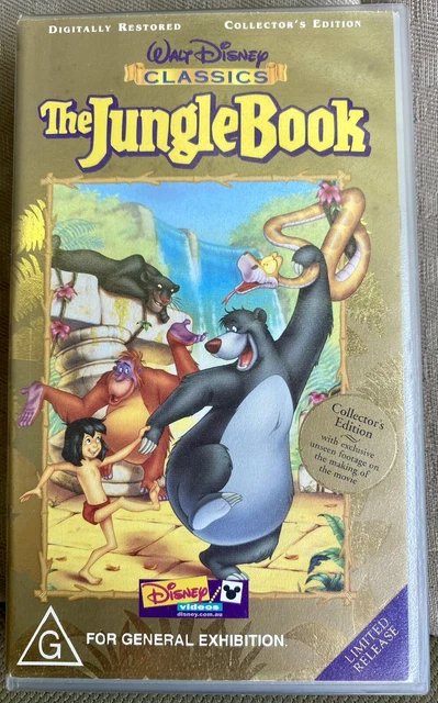 💎 WALT DISNEY CLASSICS The Jungle Book Collectors Edition VHS Video ...
