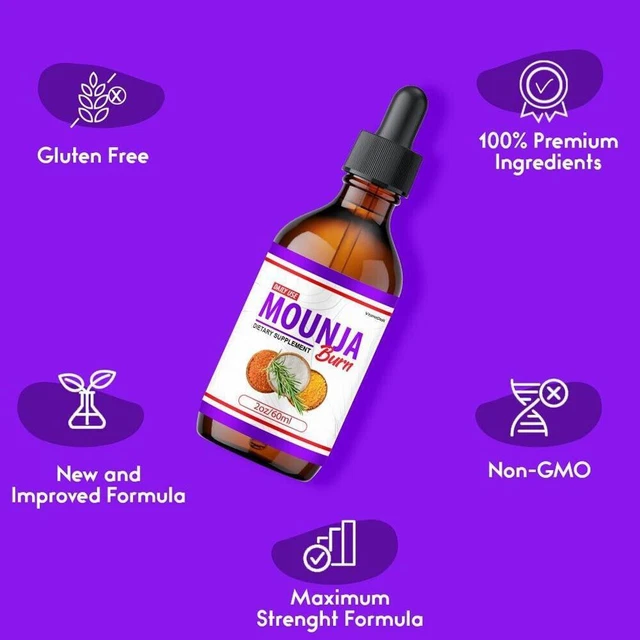 (1 PACK)MOUNJA BURN Drops, Mounja Burn Advanced Weight Loss Formula $16 ...