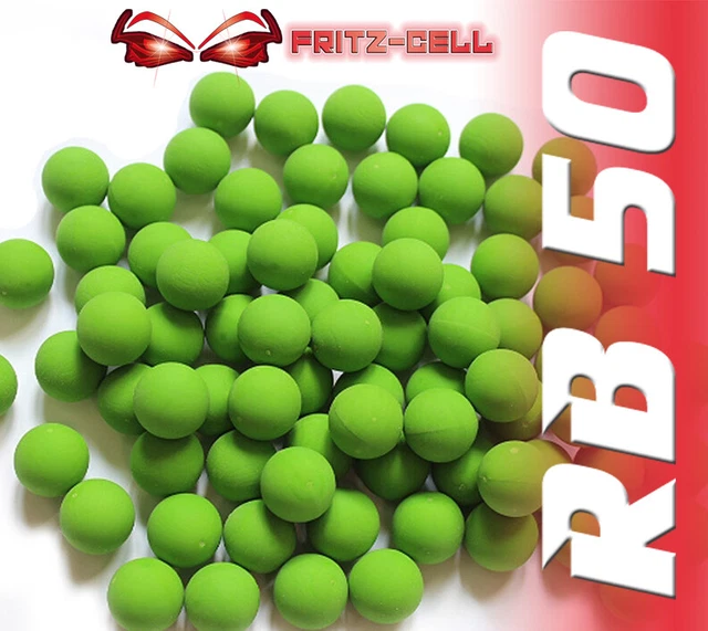 200 X RAM Ammo T4E Cal .50 HDR50 HDP50 Rubberball Rubber Bullet Green £ ...