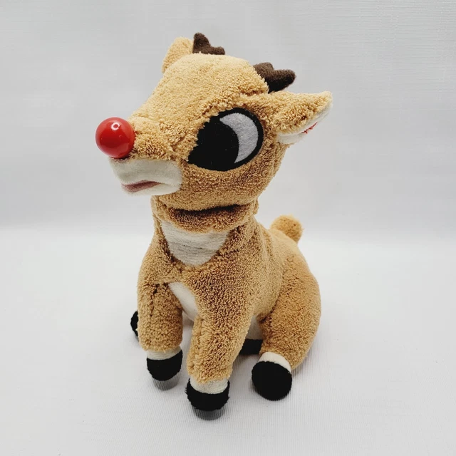 VINTAGE RARE 1992 Talking Singing Rudolph Red Nosed Reindeer ~ Gemmy ...