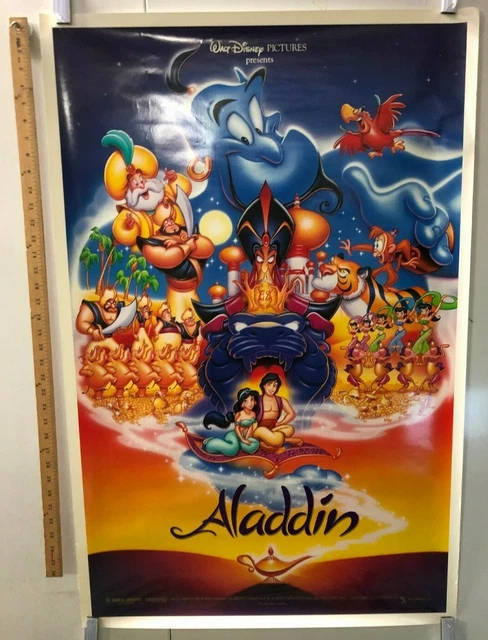 Aladdin Movie Original Poster À VENDRE! - PicClick FR