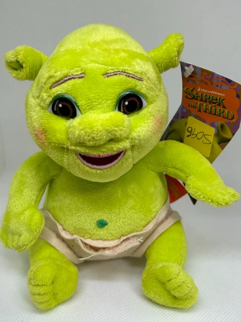 BNWT DREAMWORKS SHREK The Third Baby Ogre Plush Teddy Bear Toy 6" #LH ...