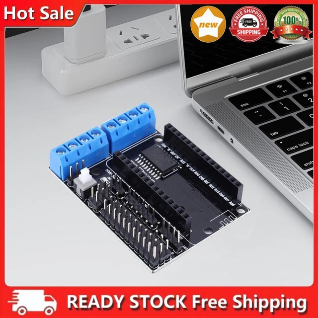 ESP8266 MOTOR SHIELD Expansion Board WiFi L293D ESP-12E for IoT Smart ...