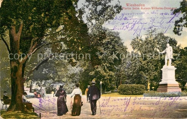 WIESBADEN KAISER WILHELM Denkmal Park EUR 7,15 - PicClick DE