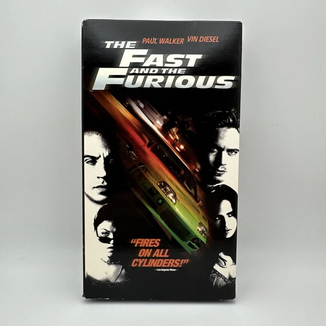 The Fast And The Furious Vhs