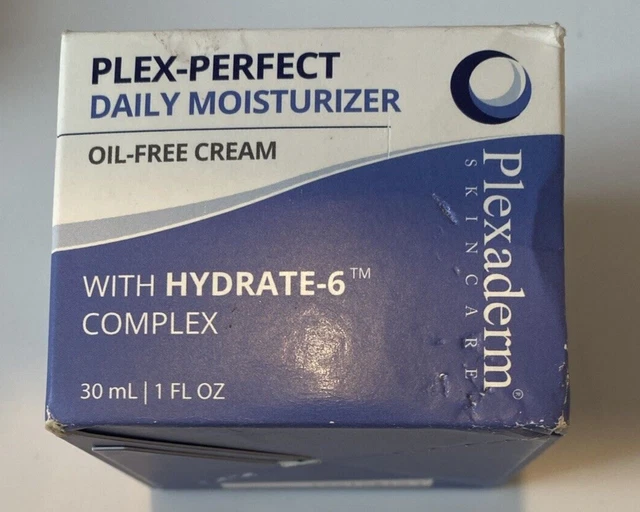 PLEXADERM PLEX-PERFECT DAILY Moisturizer Oil-Free Cream w/ Hydrate-6 ...