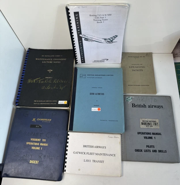 OBSOLETE TRAINING MANUALS BOEING - British-airways - Aviation ...