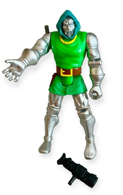 MARVEL DR DOOM Doctor Figure Gun Toy 90s 1994 Toybiz 5" Vintage ...