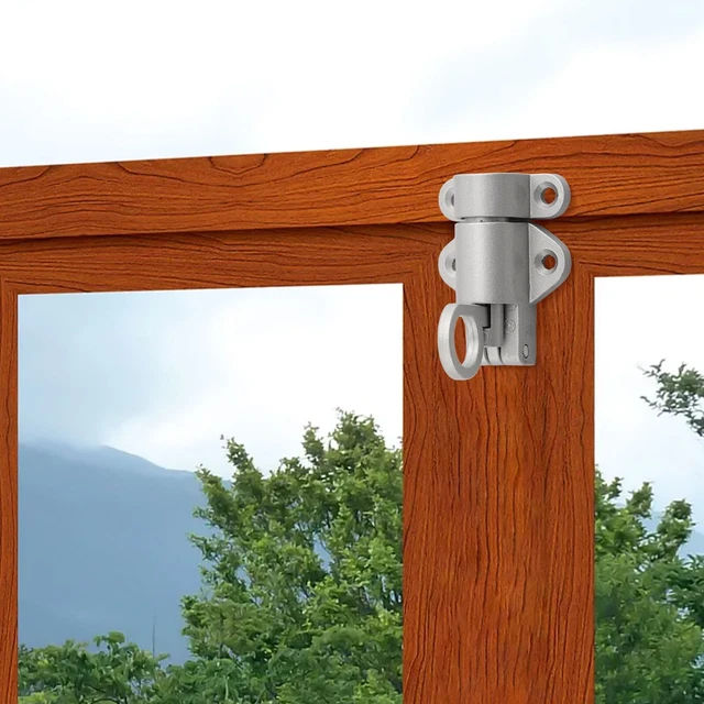 SELF CLOSING LATCH Bolt Automatic Spring Loaded Door Gate Security Lock ...