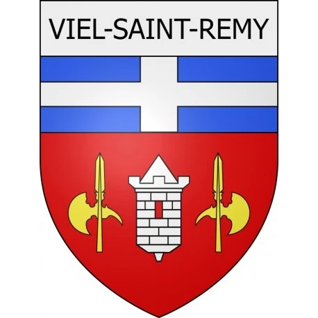 VIEL-SAINT-REMY 08 VILLE Stickers blason autocollant adhésif Taille:12 cm EUR 3,99 - PicClick FR