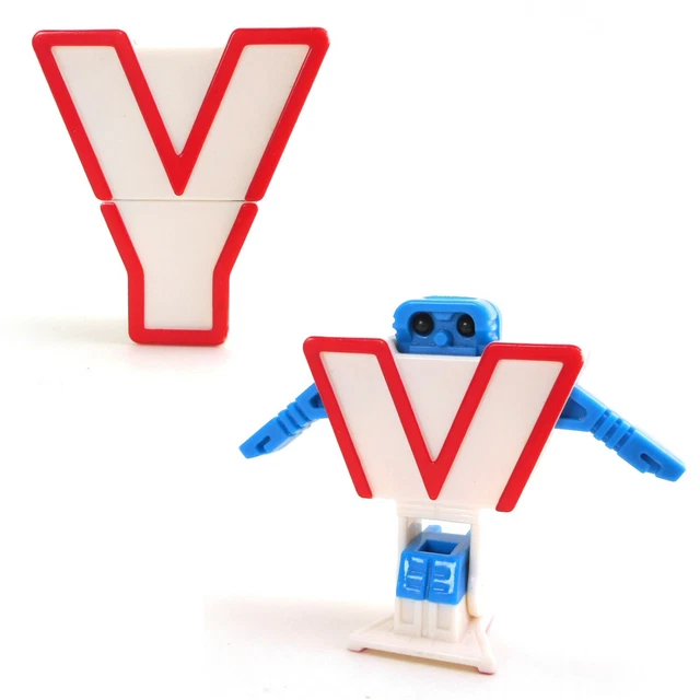 ALPHA BOTS LETTER Y Transforms to Robot Transforming Toy Lakeshore Name ...