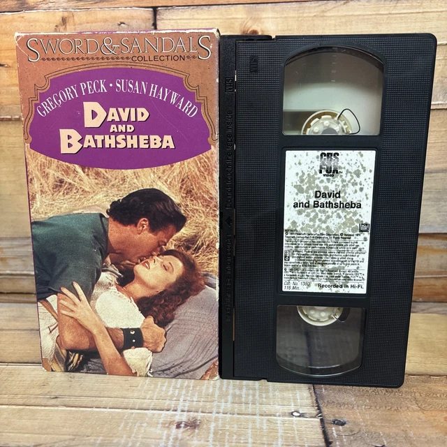 DAVID AND BATHSHEBA VHS Tape Used Raymond Massey CBS FOX £8.47 ...