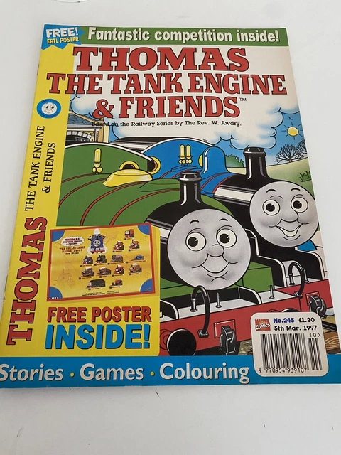 VINTAGE THOMAS THE Tank Engine & Friends Magazine 5th Mar 1997 Issue ...