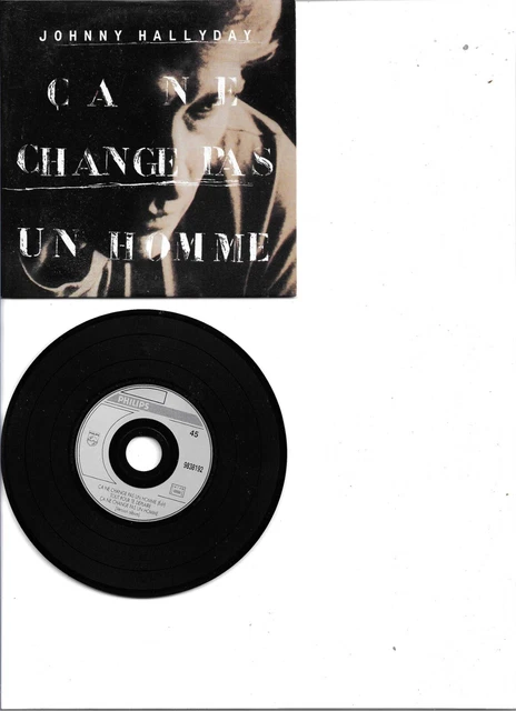 JOHNNY HALLYDAY CD Ca Ne Change Pas Un Homme EUR 5,00 - PicClick FR