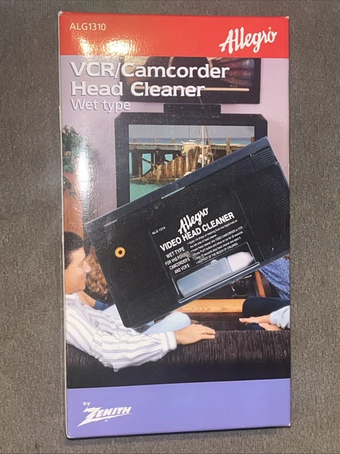 ALLEGRO VCR CAMCORDER VHS Video Head Cleaner Wet Type Model ALG1310 ...