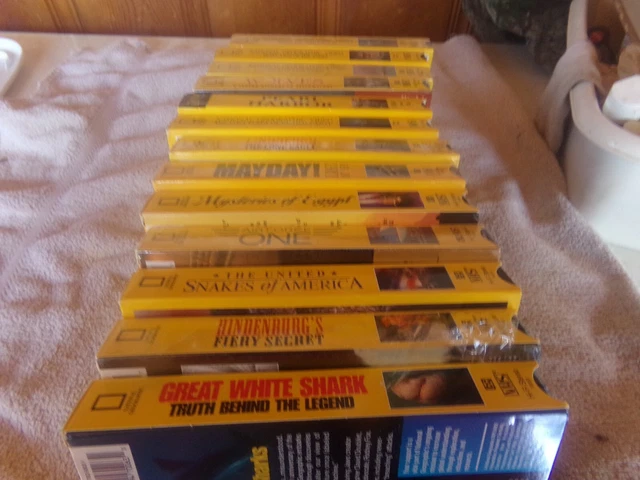 NATIONAL GEOGRAPHIC VIDEO Club VHS Tapes W Cases Set of 14 £10.49 ...