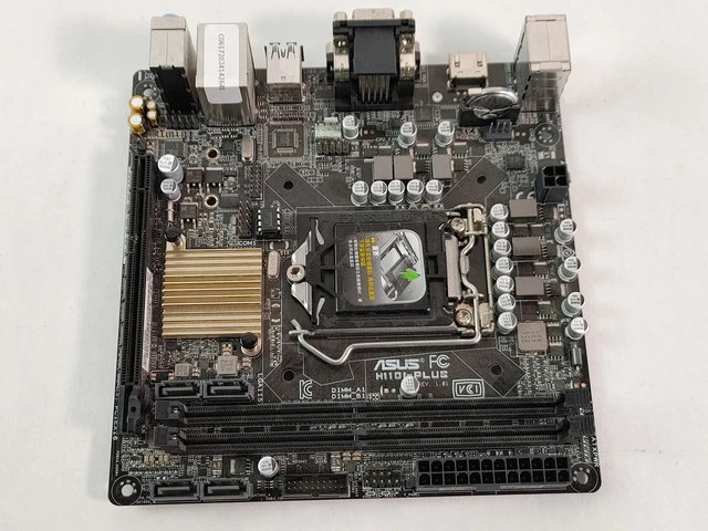 ASUS H110I-PLUS INTEL LGA 1151 DDR4 SDRAM Desktop Motherboard w/ I/O shield £126.08 - PicClick UK