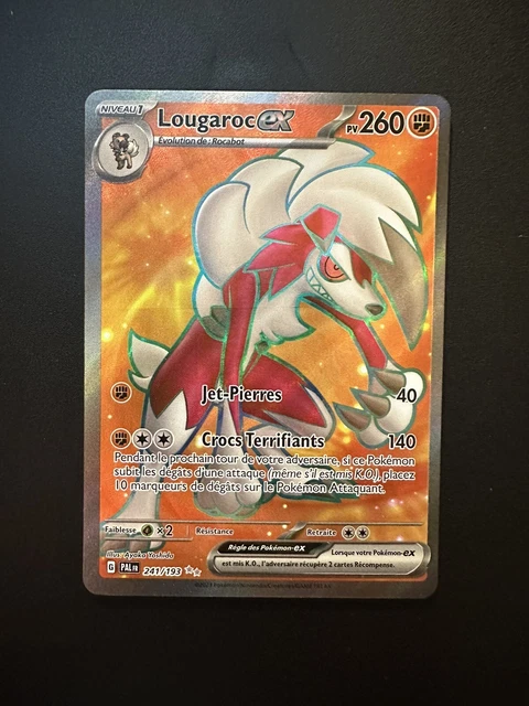 CARTE POKÉMON LOUGAROC ex FULL ART 241/193 - Evolution à Paldea EV02 FR ...
