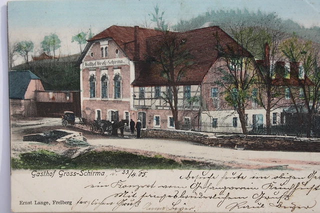 15569 AK AUBERGE Groß-Schirma Près De Freiberg 1905 EUR 23,82 - PicClick FR