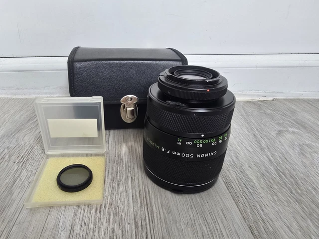 CHINON 500MM F/8 Mirror Lens – Compact Telephoto Camera Lens £79.99 ...