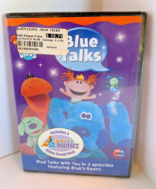 DVD BLUE TALKS Nick Jr Blue's Clues, neuf et scellé ! Dolby Digital ...