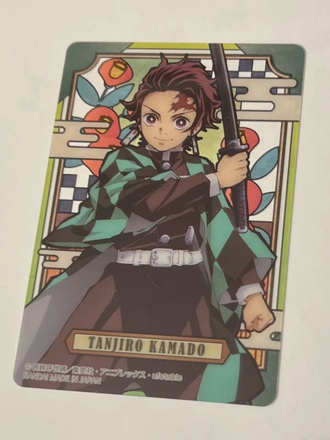DEMON SLAYER STAINED Glass Cards Tanjiro Kamado Rare Vender Ver. £7.02 ...
