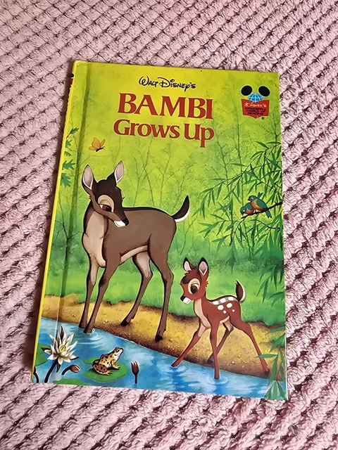 DISNEY'S BAMBI GROWS Up 1979 Vintage Book Disneys Wonderful World Of ...