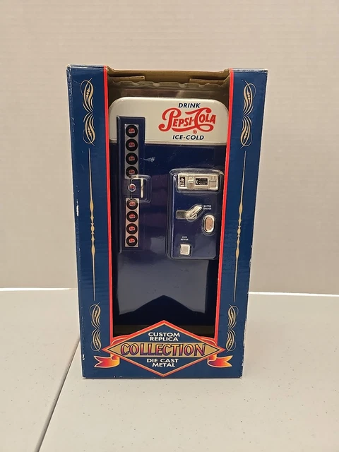 PEPSI-COLA VENDING MACHINE Bank 1997 Replica collection Diecast 50's ...