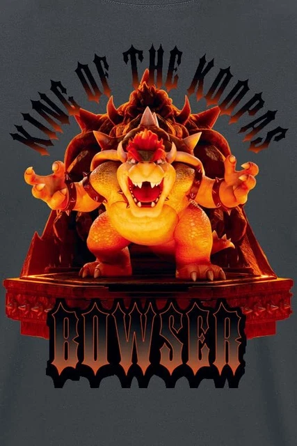 SUPER MARIO BROS - Bowser Throne - XXL - Unisex - T-shirt nuova - H777z ...