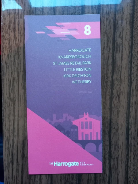 TRANSDEV, THE HARROGATE Bus Company timetable for route number 36, 17 ...