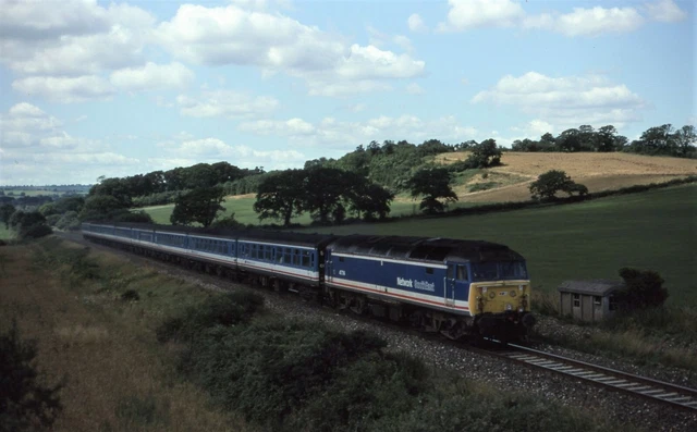 35MM RAILWAY SLIDE- Diesel Electric Class 47. 47714 @ North Perrott £2. ...