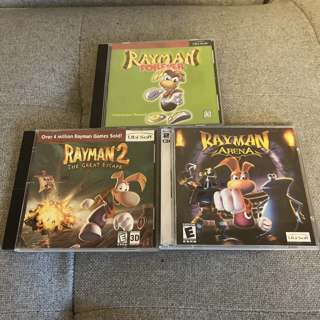 RAYMAN FOREVER, RAYMAN 2, Rayman Arena (PC CD ROM) Ubisoft Complete $15 ...